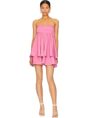CAMILA COELHO Penelope Mini Dress - Hot Pink