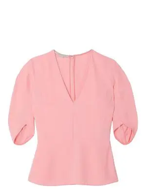 Stella McCartney Melody Crepe Top - Bubblegum