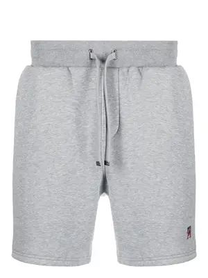 Tommy Hilfiger Logo-embroidered Track Shorts - Grey