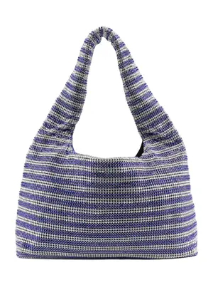 Kara Crystal-embellished Tote Bag - Blue