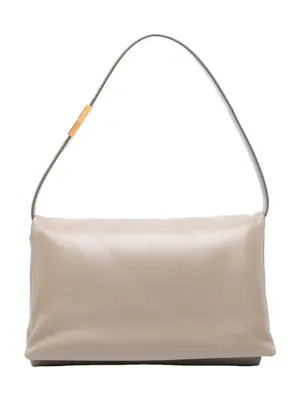 Marni Medium Prisma Leather Crossbody Bag - Neutrals