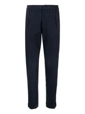 FAY Capri Pince Tailored Trousers - Blue