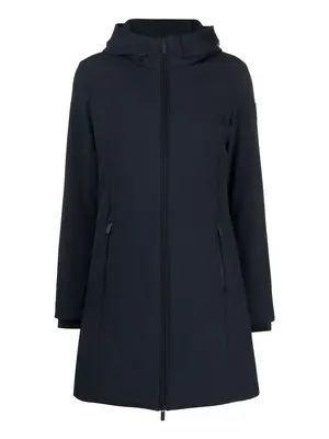 Woolrich Hooded Parka Coat - Blue