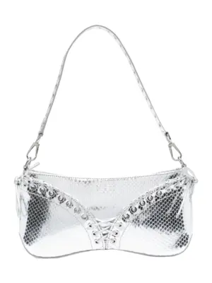 LUDOVIC DE SAINT SERNIN Ludovic De Saint Sernin Embossed Leather Shoulder Bag