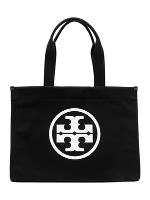 Tory Burch Ella Large Tote Bag - Black