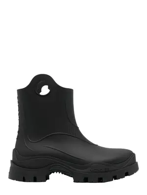 Moncler Misty Textured Ankle Boots - Black