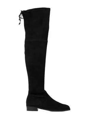 STUART WEITZMAN Lowland Suede Boot - Black