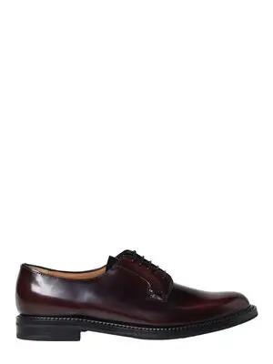 Church's Shannon 2 WR Derby Shoes In Brushed Leather Burgundy