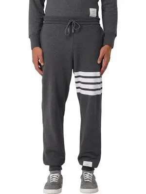 Thom Browne Cotton Trousers Grey 1