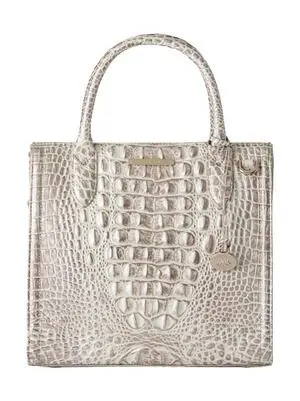 Brahmin Small Caroline Croc Embossed Satchel - Pristine Melbourne