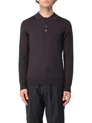 PAOLO PECORA Polo Shirt Brown