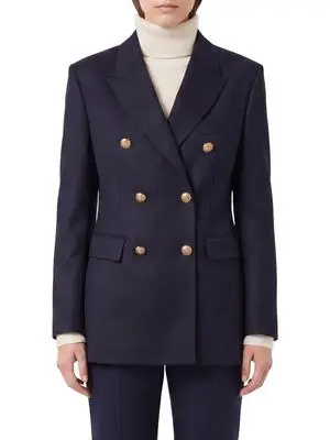 GOLDEN GOOSE Golden Goose Double Breasted Jacket Blue