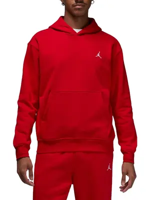 JORDAN Essentials Pullover Hoodie Gym Red/white