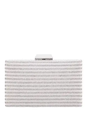 Nina Desyre Embellished Minaudière - White