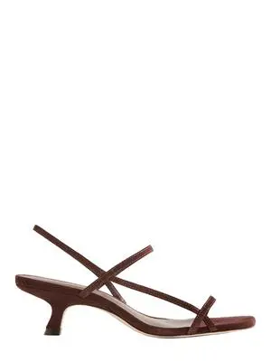REFORMATION Serenity Bare Sandal Brown