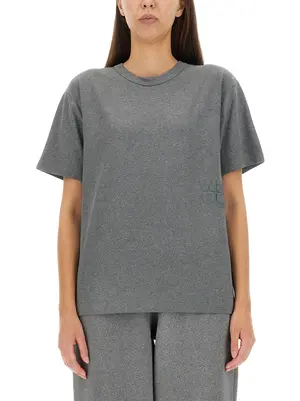 Alexander Wang Alexander Wang T-Shirt With Logo Grey