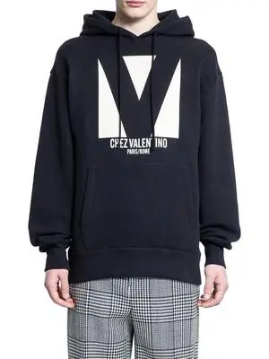 Valentino Garavani Chez Hooded Sweatshirt - Black