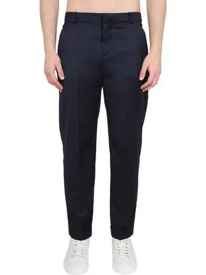 Balmain Straight Leg Trousers - Blue