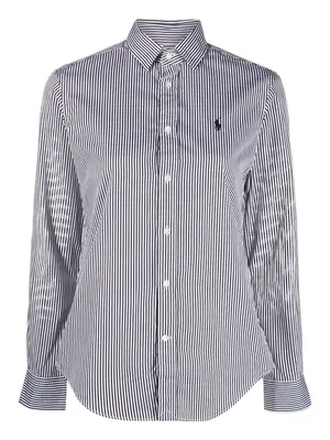 RALPH LAUREN Polo Ralph Lauren Striped Shirt With Embroidered Logo