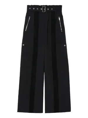 3.1 Phillip Lim High-waisted Wide-leg Trousers - Black