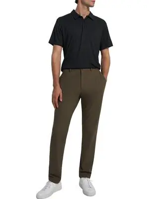 Theory Theory Zaine Precision Ponte Trousers Dark Moss