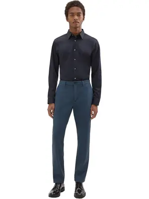 Theory Theory Zaine Pant In Precision Ponte Deep Sea Blue