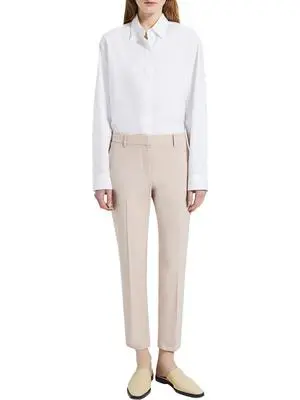 Theory Theory Treeca Good Wool Pant Petal Pink