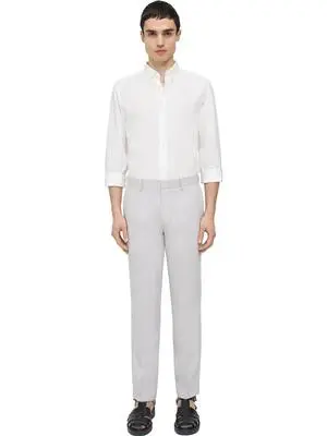 THEORY Slim Leg Slub Linen Pant