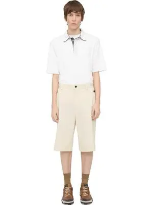 Theory Cotton Twill Short Pearl
