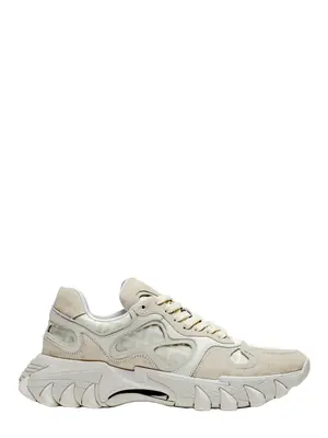 Balmain Balmain B-East Monogram Sneakers Neutrals