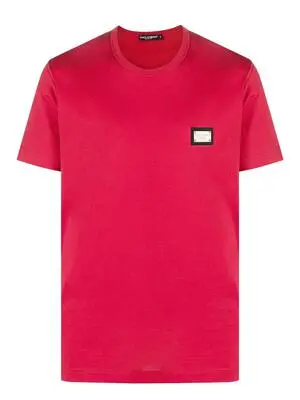 Dolce & Gabbana Dg Essentials Cotton T-shirt - Red