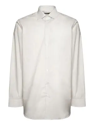 Raf Simons X Philippe Vandenberg Big Fit Shirt With Grand Amour Print - Pearl