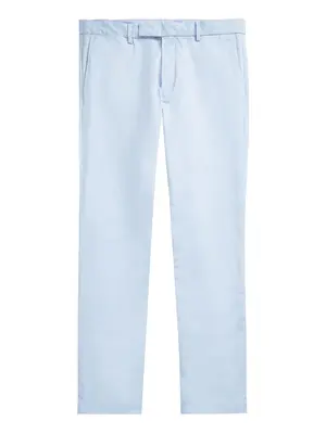 Polo Ralph Lauren Logo-tag Cotton Trousers - Blue