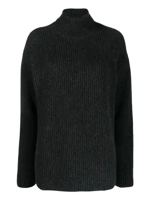 P.a.r.o.s.h Roll-neck Cashmere Jumper - Grey