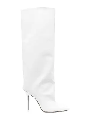 Attico Sienna 110mm Knee-high Boots - White