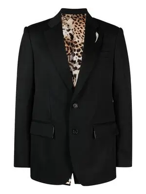ROBERTO CAVALLI Single-breasted Wool Jacket