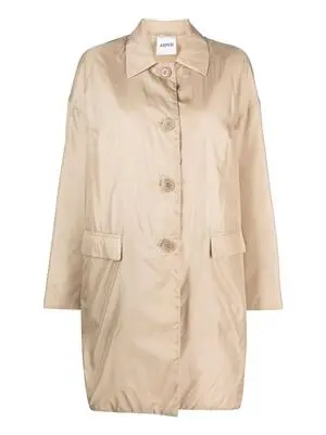 Aspesi Padded Parka Coat - Neutrals