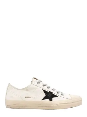 GOLDEN GOOSE Leather Low-Top Sneakers Neutrals
