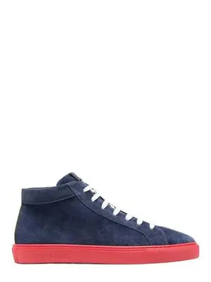 HIDE&JACK Oil High-top Sneakers - Blue