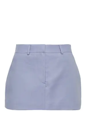THE FRANKIE SHOP Isle Mini Skirt - Blue
