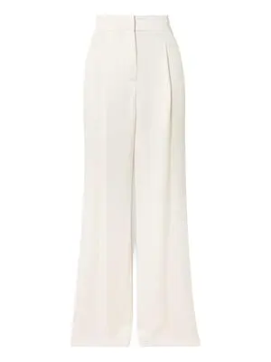 Veronica Beard Robinne Wide-leg Pants - White