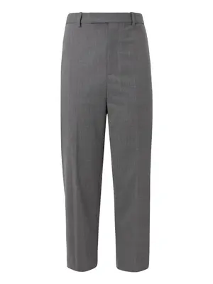 NILI LOTAN Tel Aviv Virgin Wool-twill Trousers - Gray