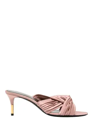 TOM FORD 75mm Knot-detail Sandals - Pink