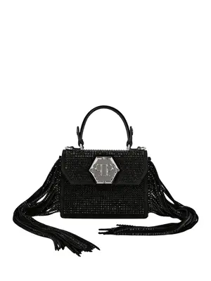 Philipp Plein Superheroin Crystal-embellished Tote Bag - Black