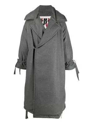 THOM BROWNE Thom Browne Padded Off-Centre Button Coat