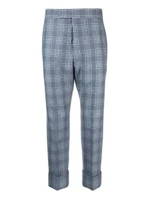THOM BROWNE Thom Browne Backstrap Flannel Tailored Trousers