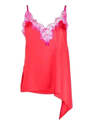 Dsquared2 Lace-panelled Cami Top - Red
