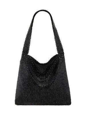 Rabanne Pixel Mesh Shoulder Bag - Black