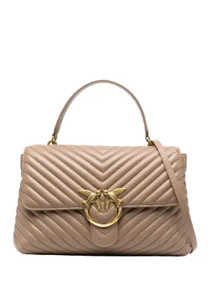 Pinko Large Lady Love Puff Tote - Neutrals
