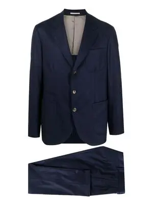 BRUNELLO CUCINELLI Single-breasted Wool Suit